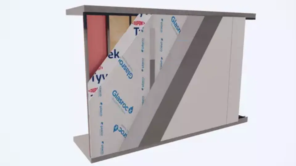 Diferenças entre as placas Glasroc X, RU e Performa: escolha a opção ...